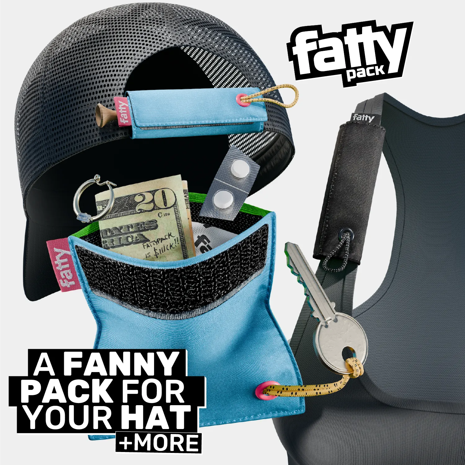 FattyPack Camo Edition | Secure Velcro Storage Pouch – Fatty Pack
